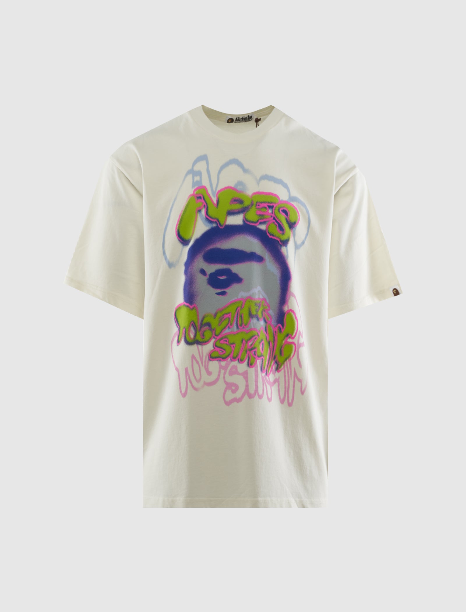 A BATHING APE HEAVY WASHED LOGO TEE – Social Status