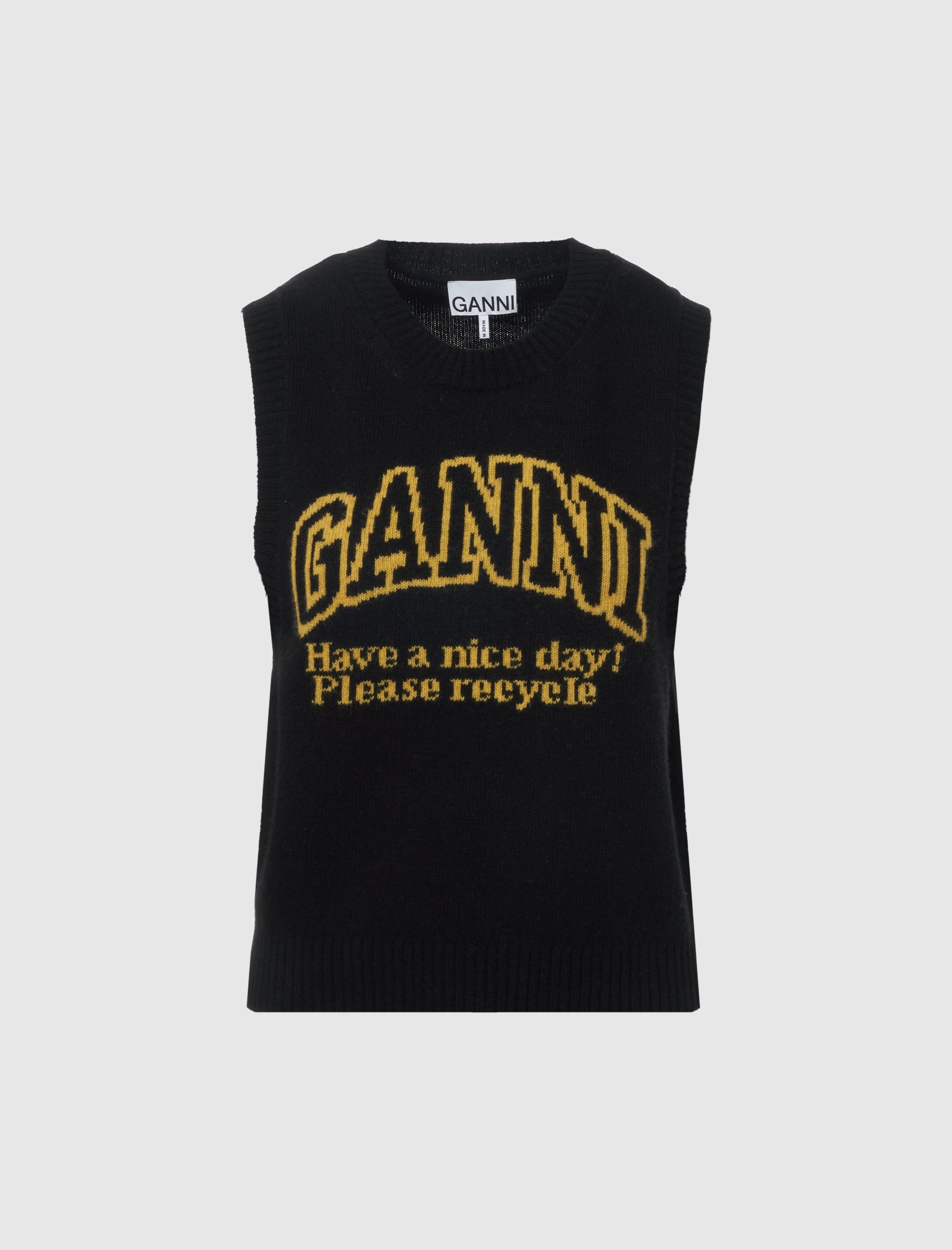 GANNI GRAPHIC VEST